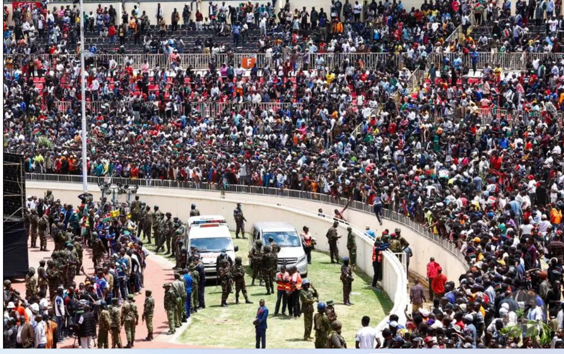 2 mourners killed, 163 injured in stampede at Raila body viewing event ...