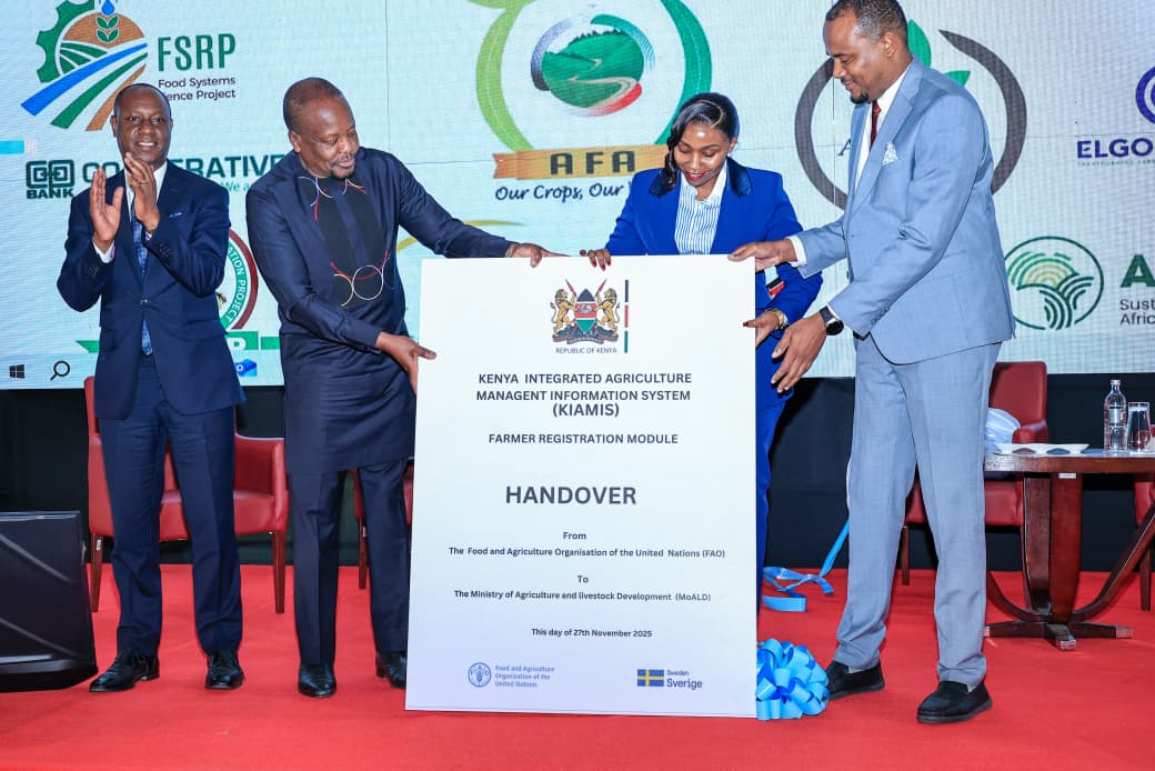 FAO hands over KIAMIS to Ministry as Kenya Moves to digitize ...