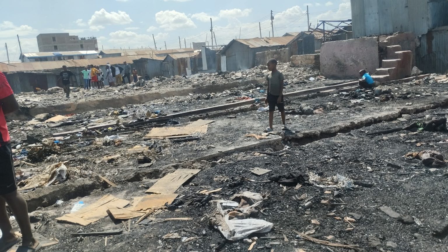 45-year-old man killed in fire incident in Mukuru slums, Nairobi ...